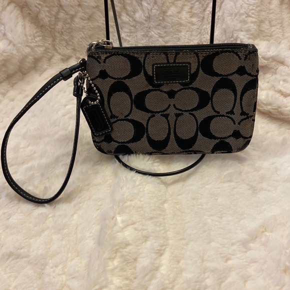Coach | Bags | Coach Signature Wristlet | Poshmark